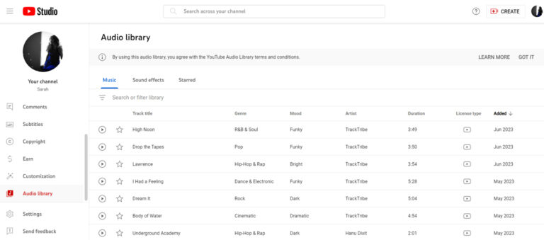 Youtube Audio Library: How To Access And Use It In 2023